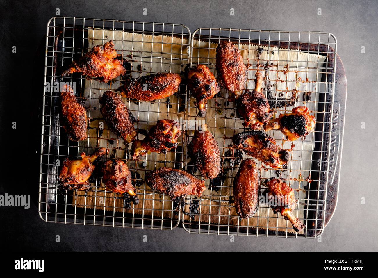 Crispy Baked Chicken Wings on a Sheet Pan: Broiled chicken wings ...