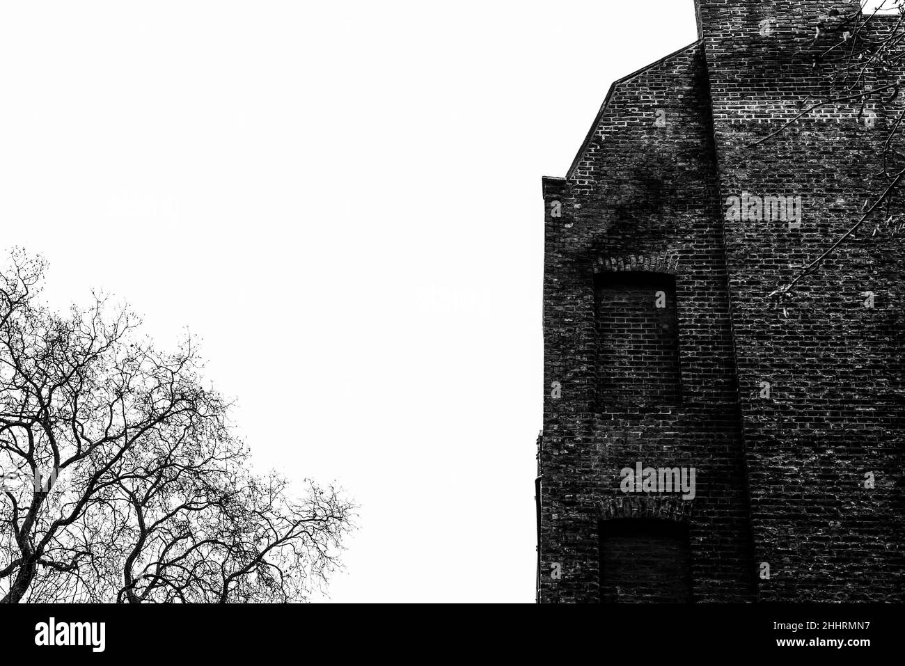 Bricked window Black and White Stock Photos & Images - Alamy