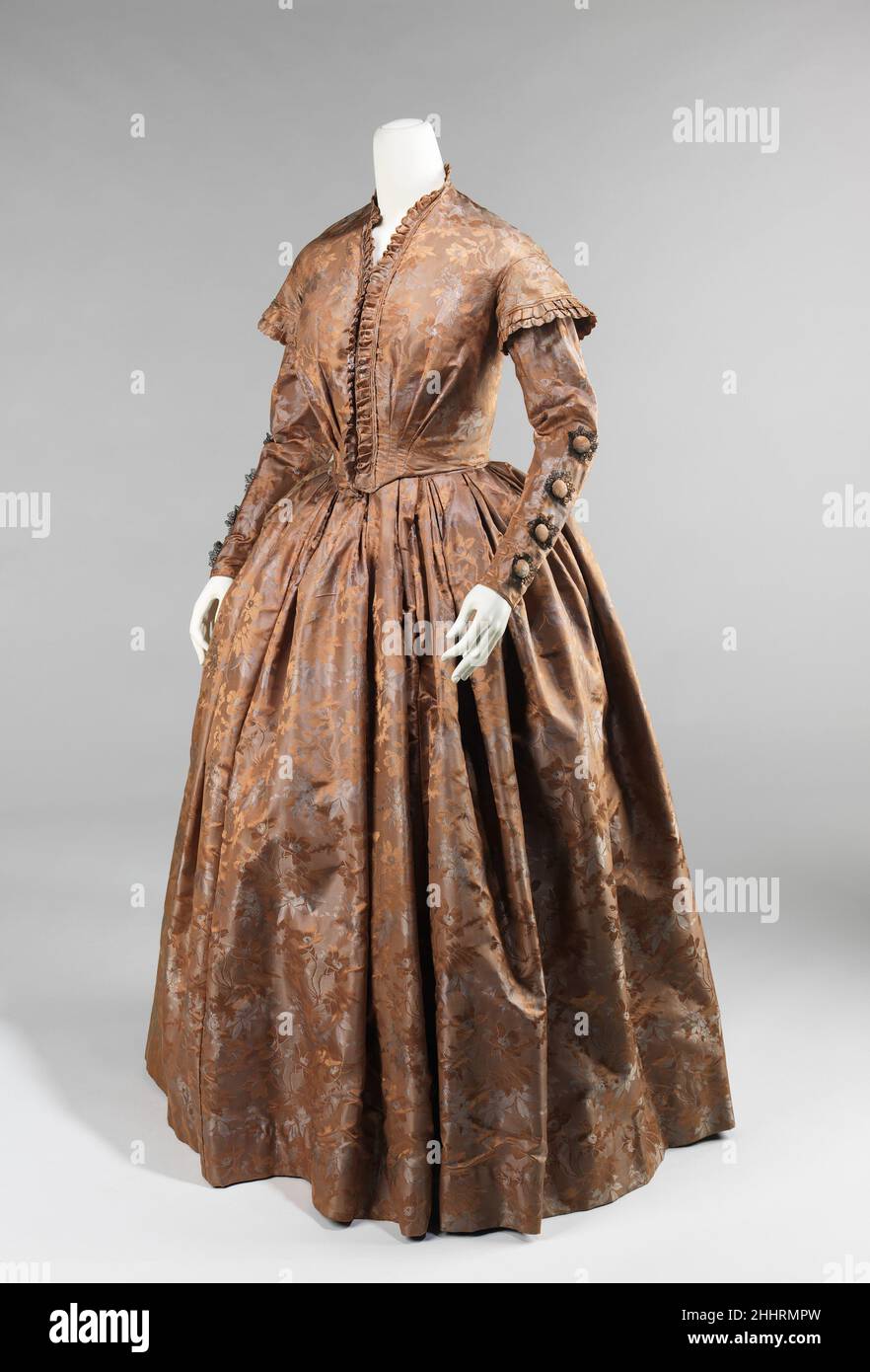 Evening ensemble 1845–50 American The female silhouette of the middle ...