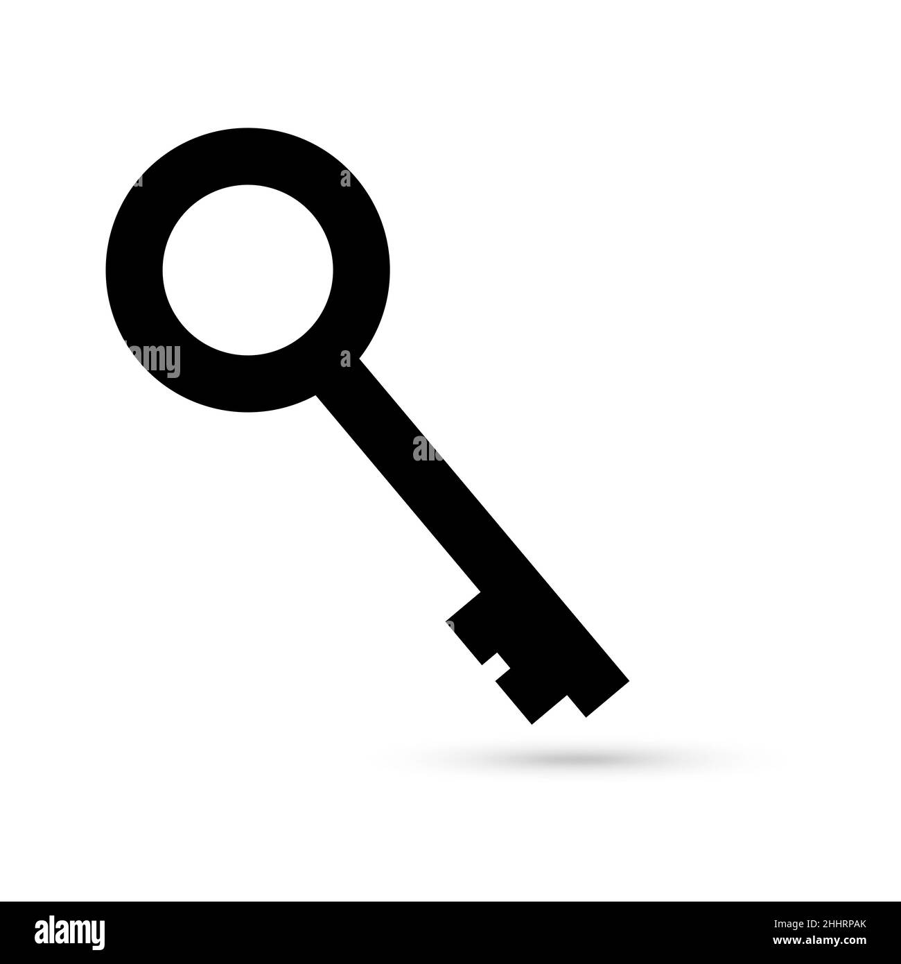 Key icon. Vector illustration isolated on white background Stock Vector ...