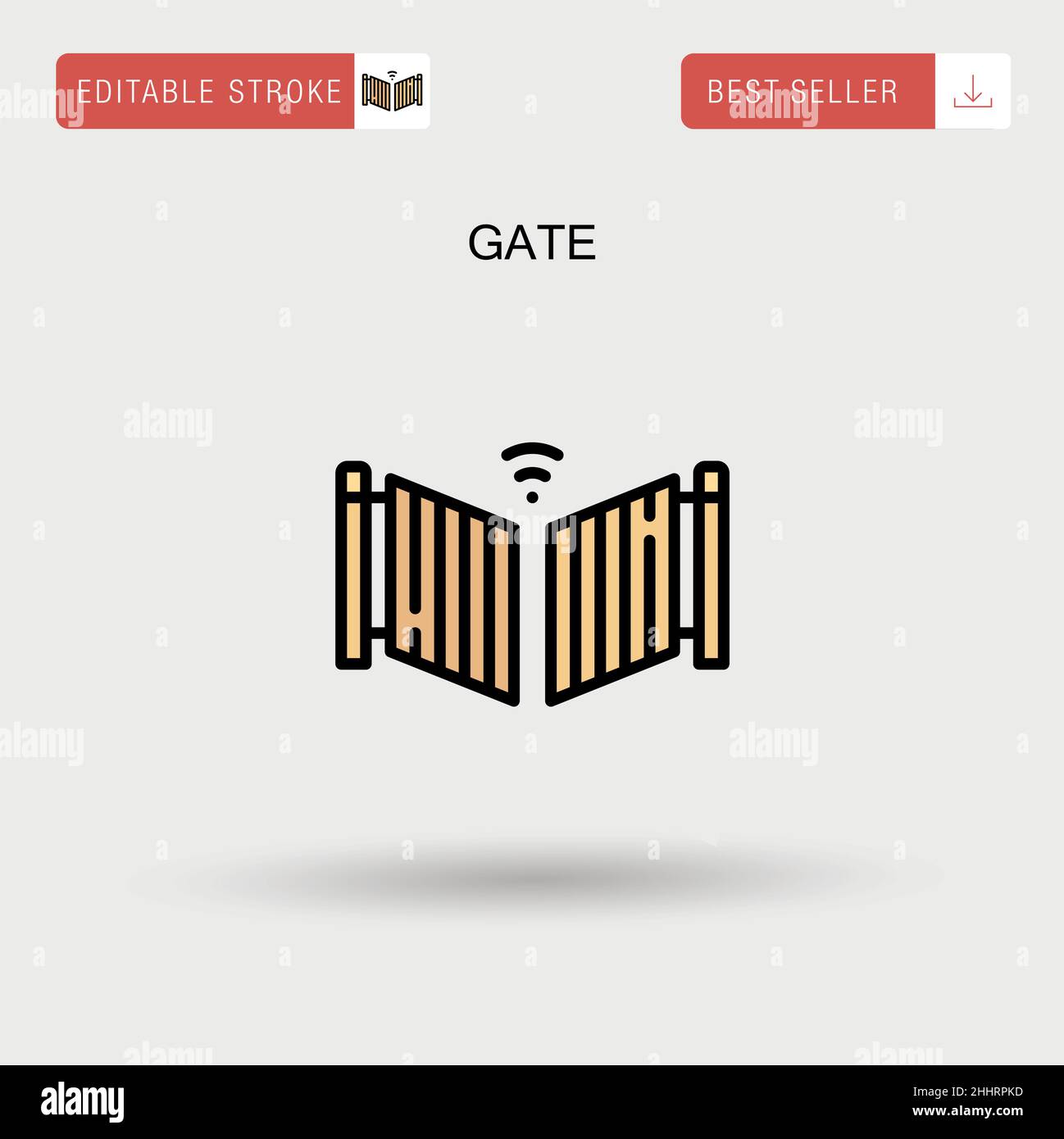 Gate Simple vector icon Stock Vector Image & Art - Alamy