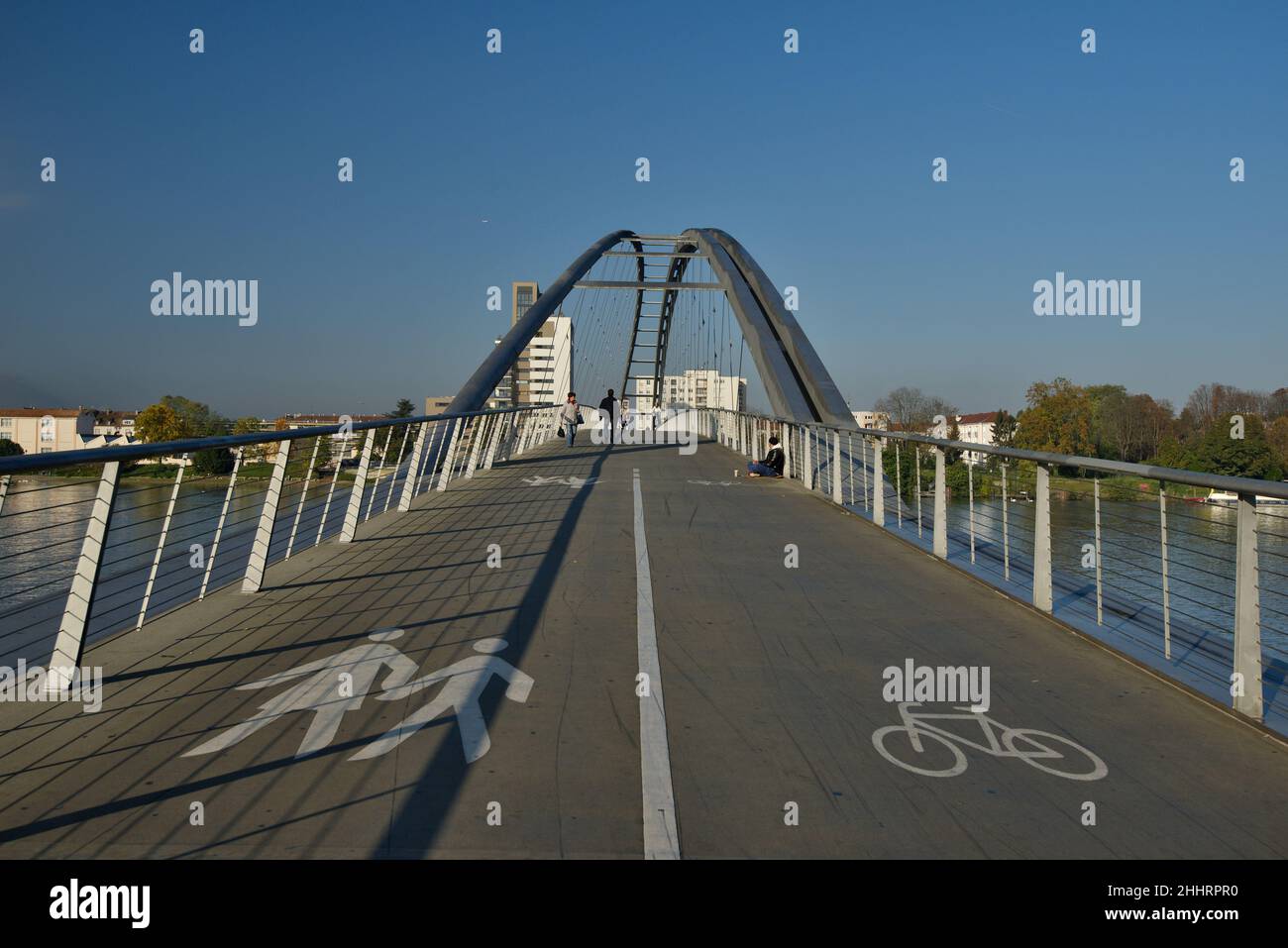 Germany Baden-Wurttemberg, Weil am Rhein, Dreiländerbrücke (Three ...