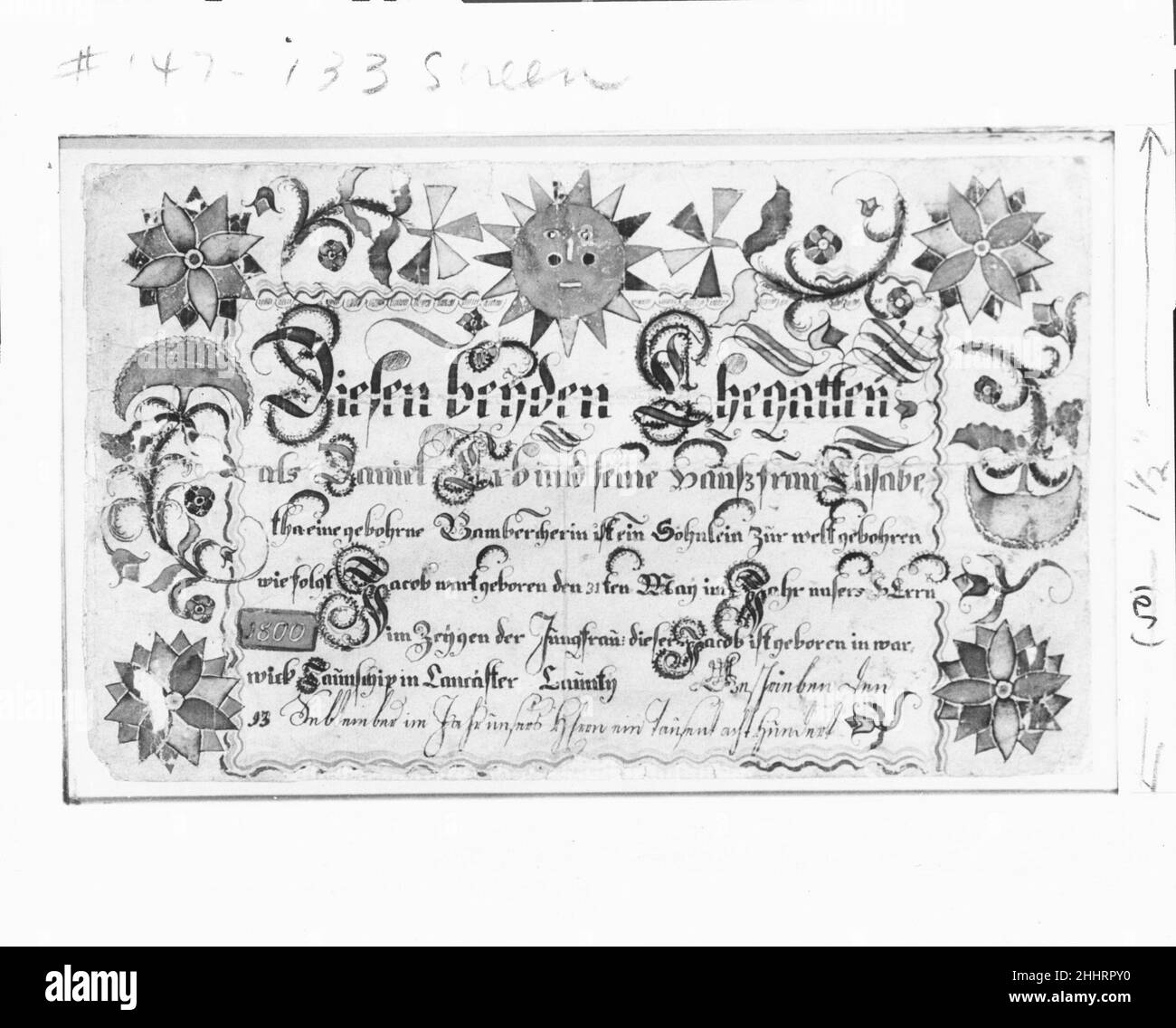 Birth Certificate 1800 American. Birth Certificate. American. 1800. Ink ...