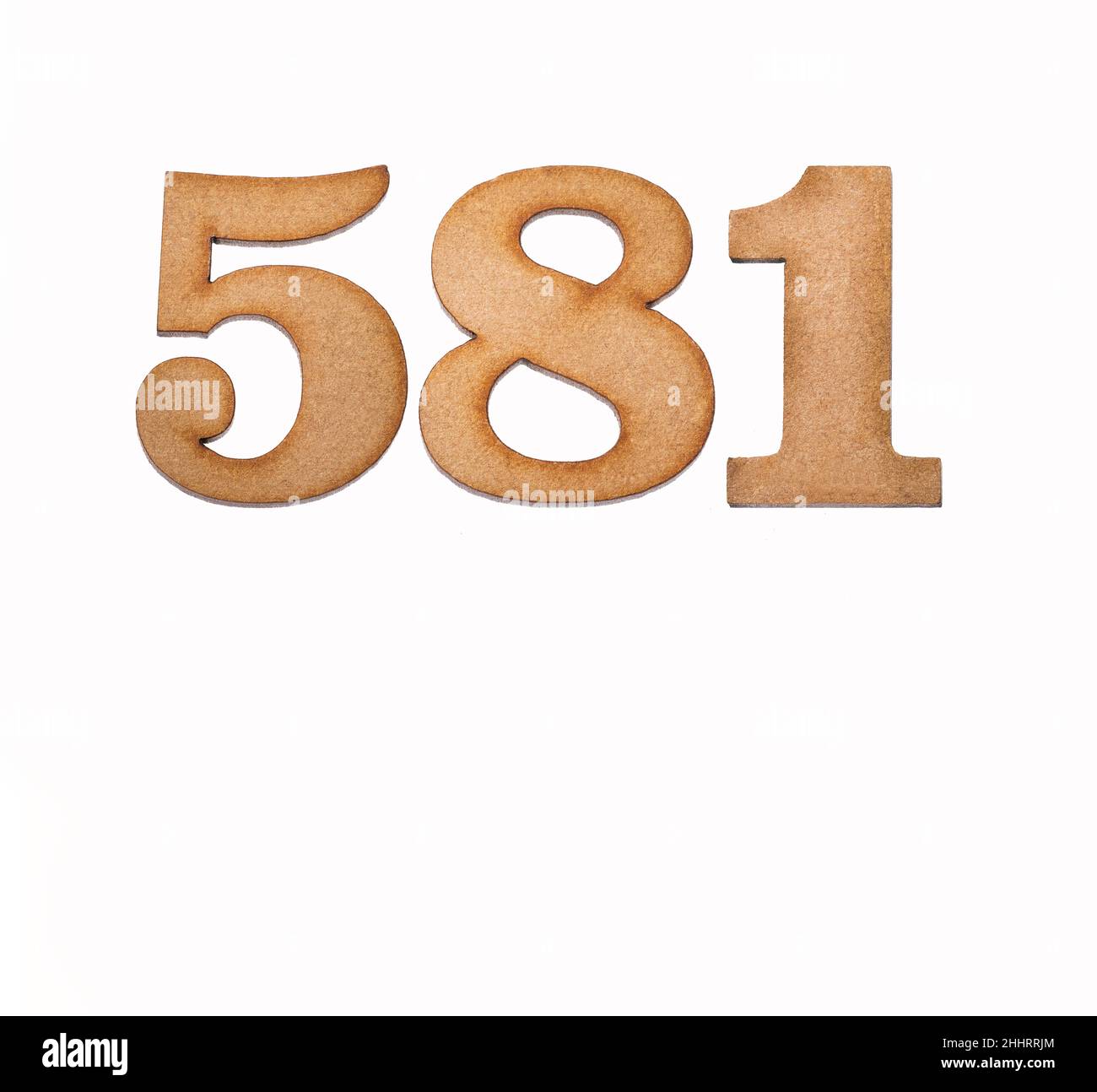 Number 581 Cut Out Stock Images & Pictures - Alamy