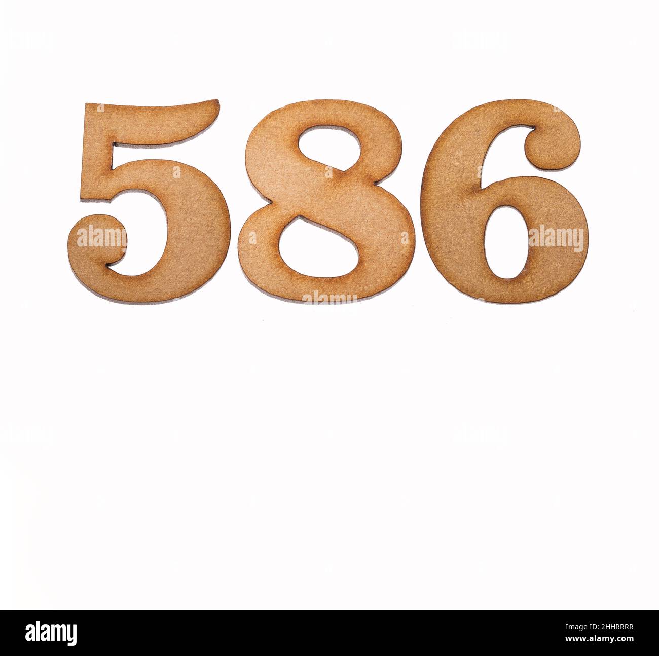 Number 586 Cut Out Stock Images & Pictures - Alamy