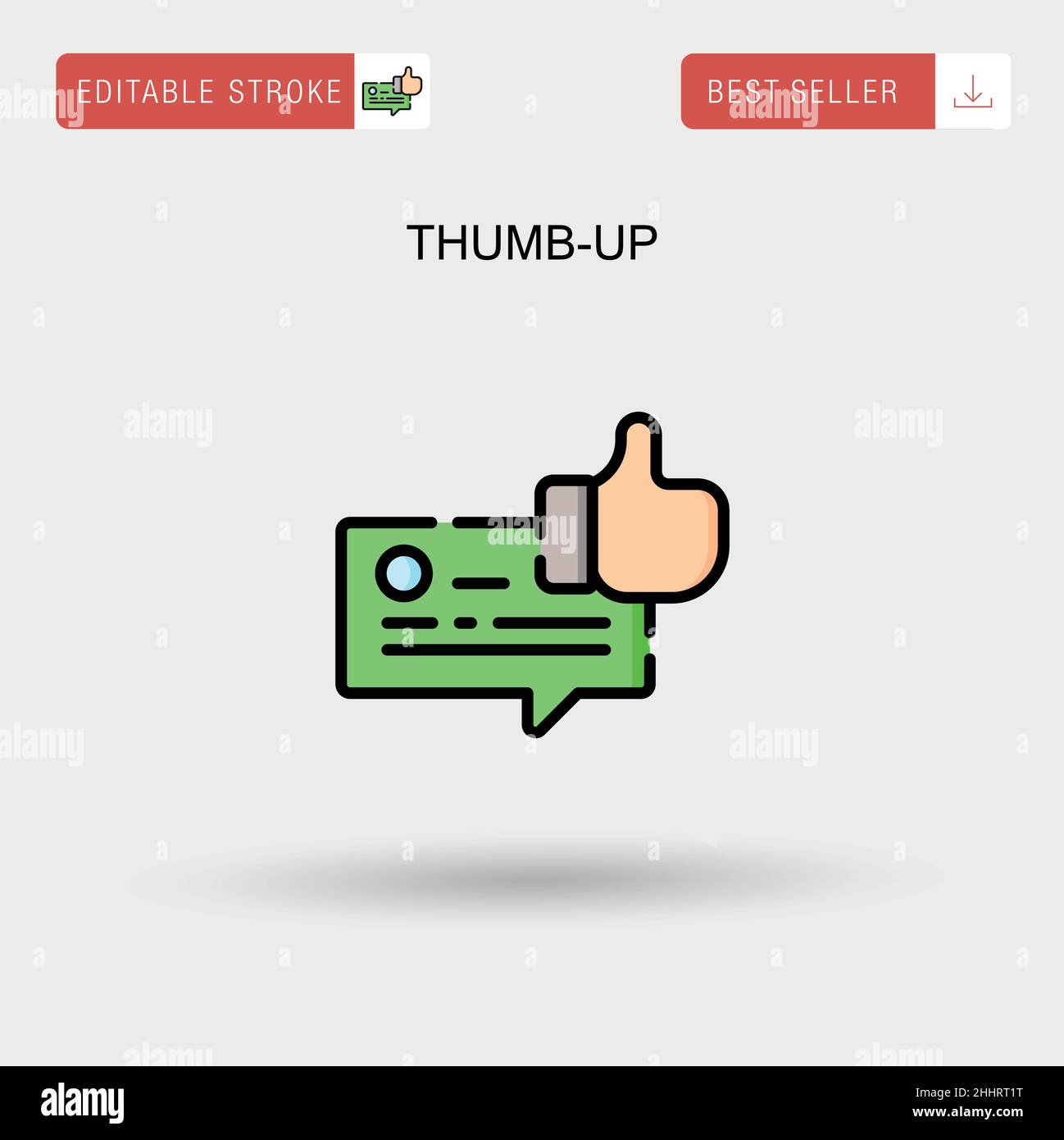 Thumb up icon black approval hi-res stock photography and images - Alamy