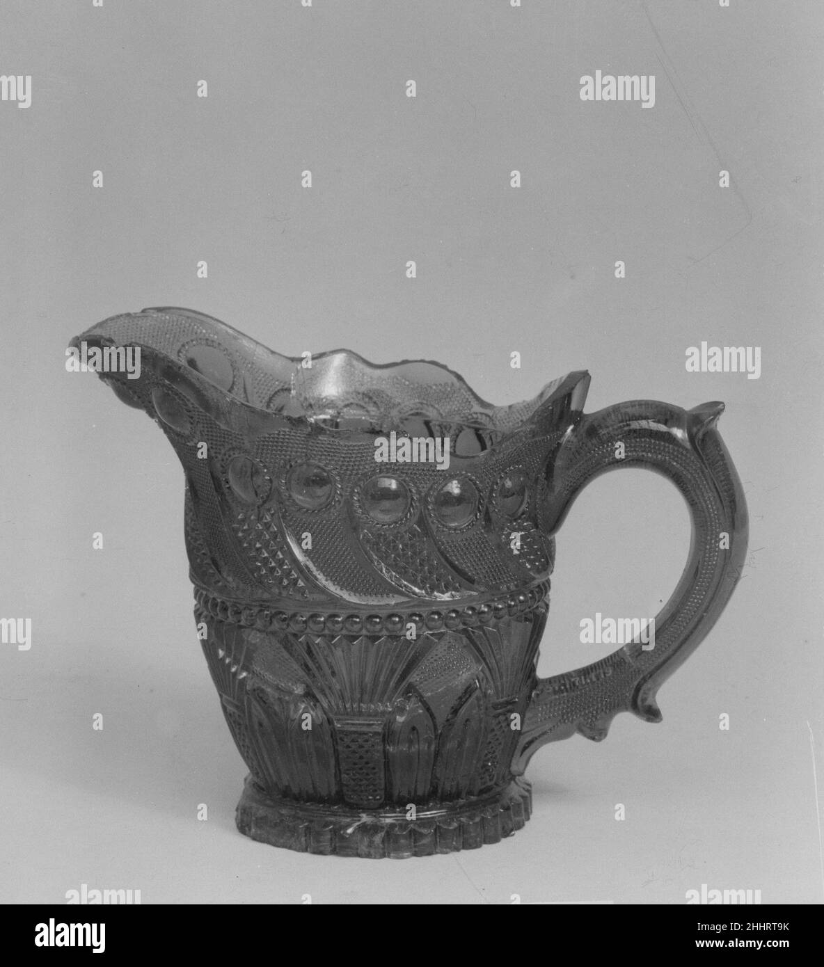 Creamer 1830–40 American. Creamer. American. 1830–40. Lacy pressed blue ...