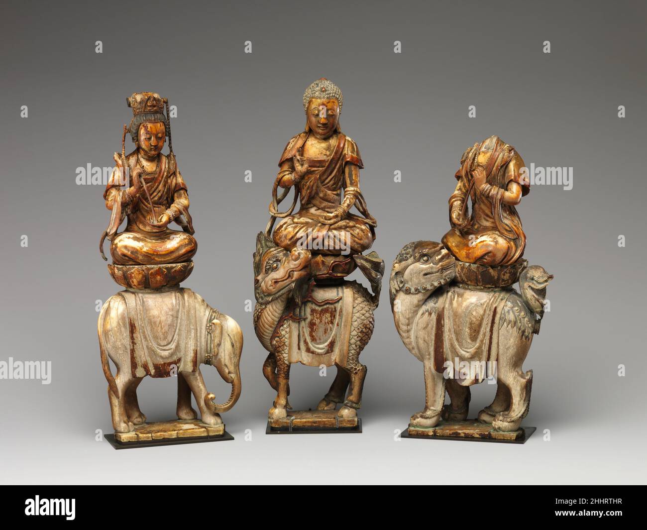 Buddha Shakyamuni with attendant bodhisattvas 12th–14th century China ...