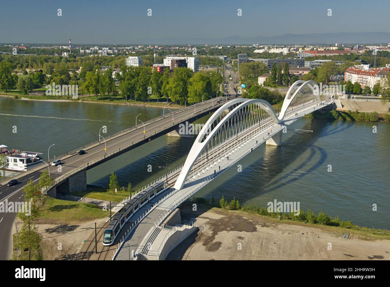 France germany bridge aerial kehl hi-res stock photography and images ...