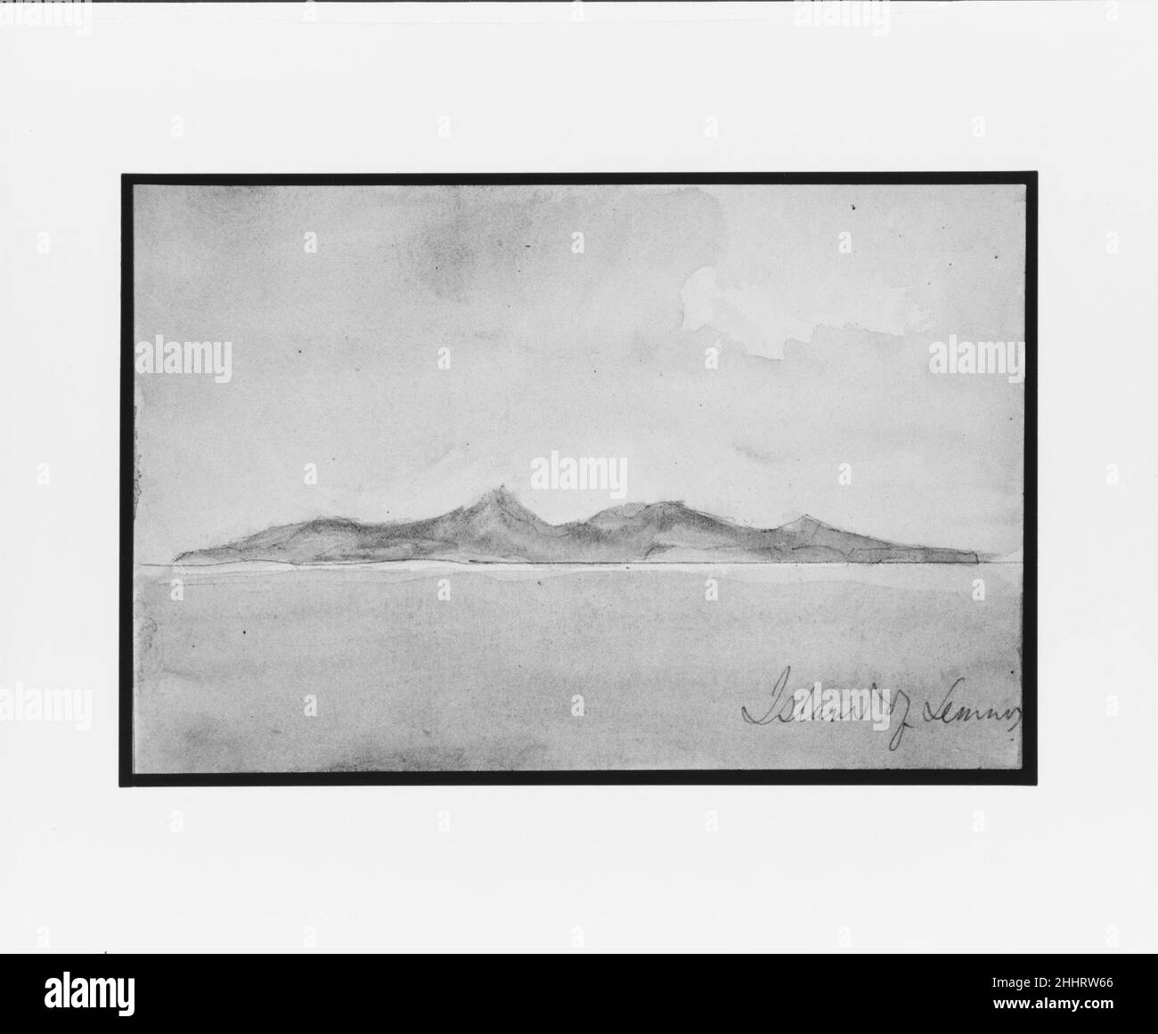 Island of Lemnos (from Sketchbook) 1904 Mary Newbold Sargent. Island of ...