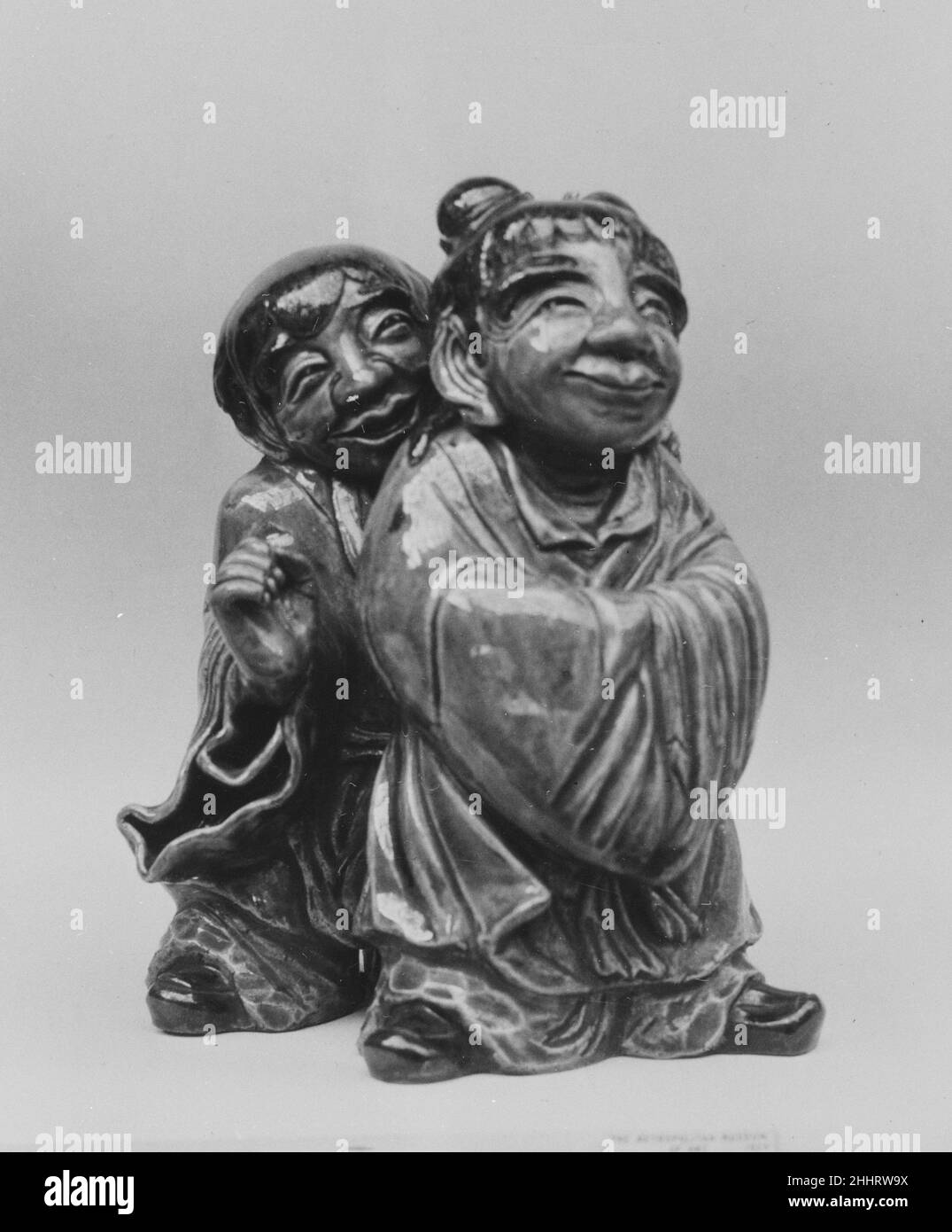 Kanzan and Jittoku 1820 Japan. Kanzan and Jittoku. Japan. 1820. Pottery ...