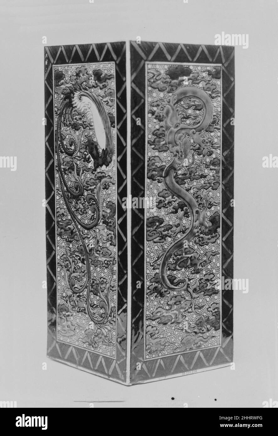 Square Vase 1820 Japan. Square Vase. Japan. 1820. White porcelain ...