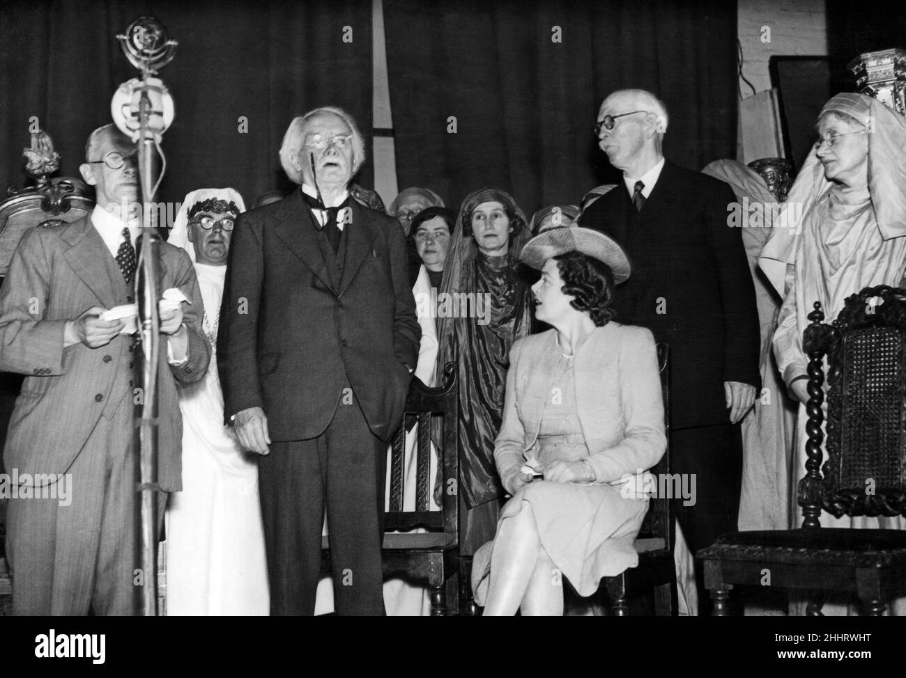 David Lloyd George speaking at the National Eisteddfod at Old Colwyn ...