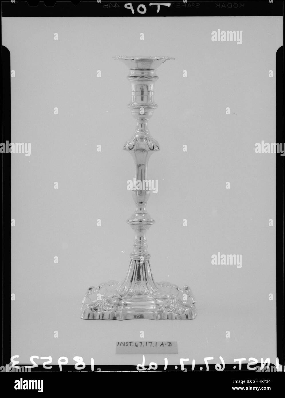 Candlestick 1764–66 Ebenezer Cocker. Candlestick. British. 1764–66 ...