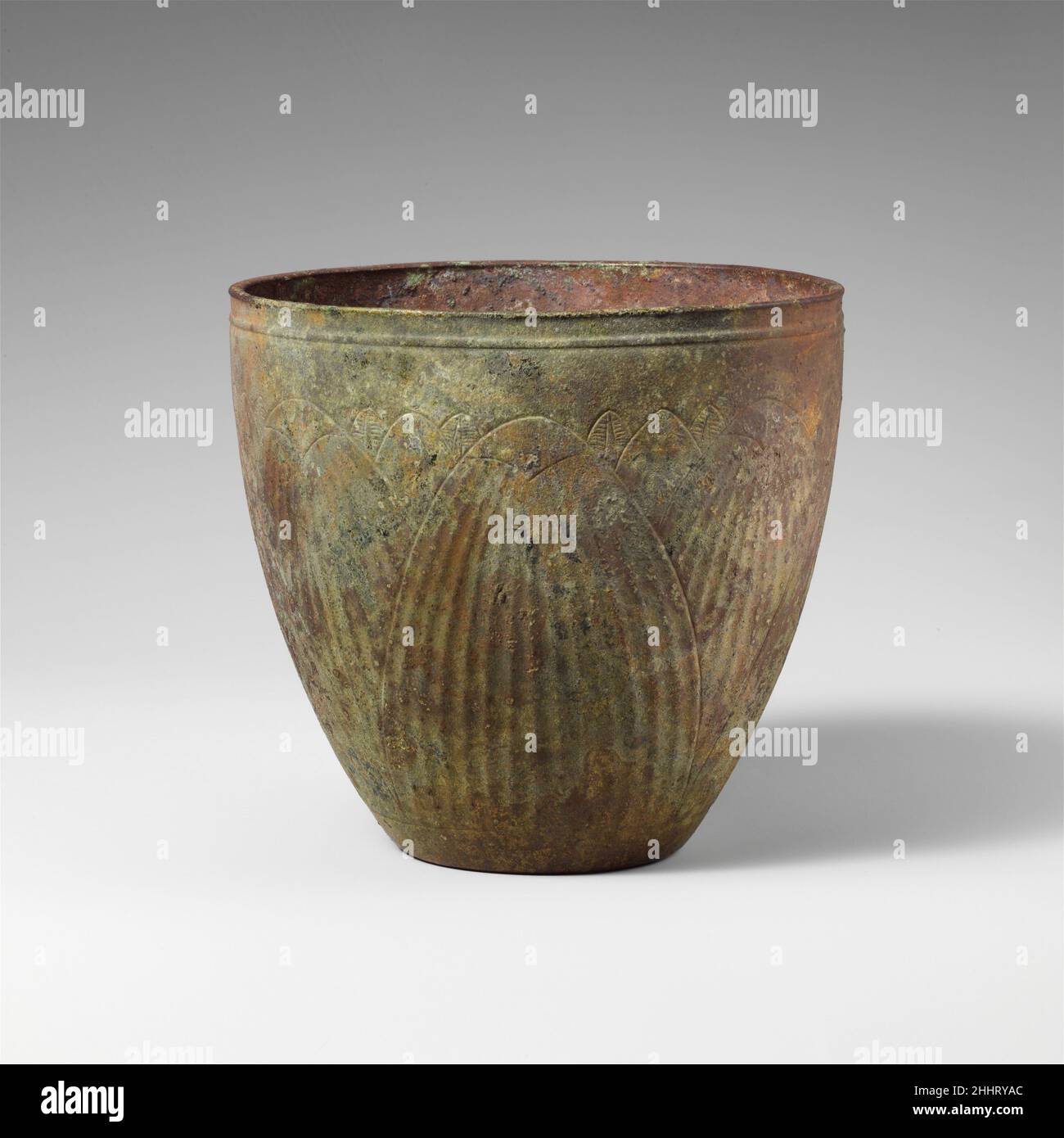 Bronze beaker 5th–4th century B.C. Greek Beaker that widens from the ...