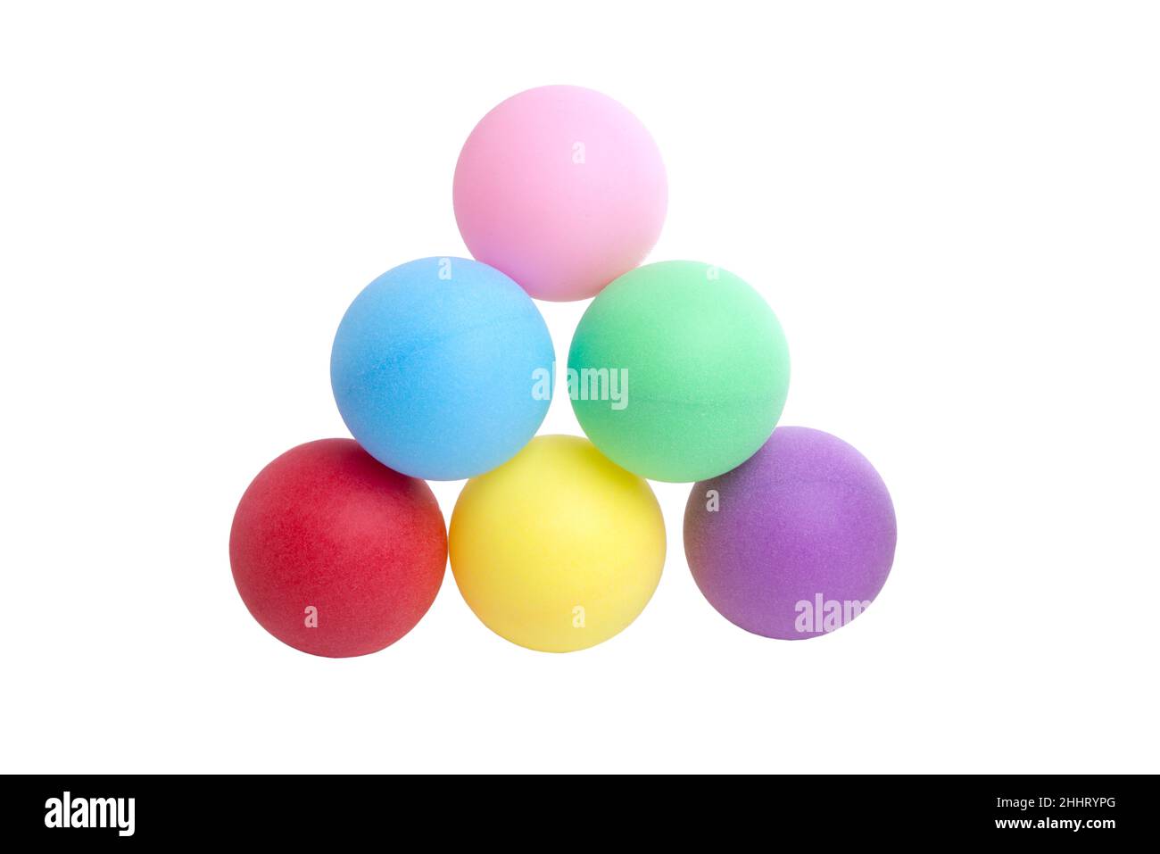 colorful plastic ball isolated on the white Stock Photo - Alamy