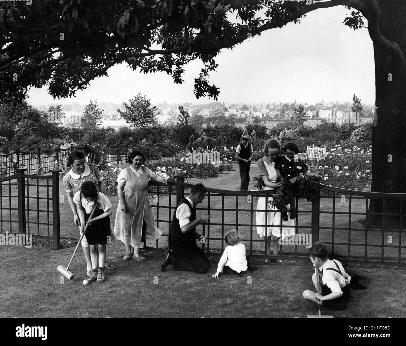 A mother and her four children evacuated from Kirkdale, enjoy ...