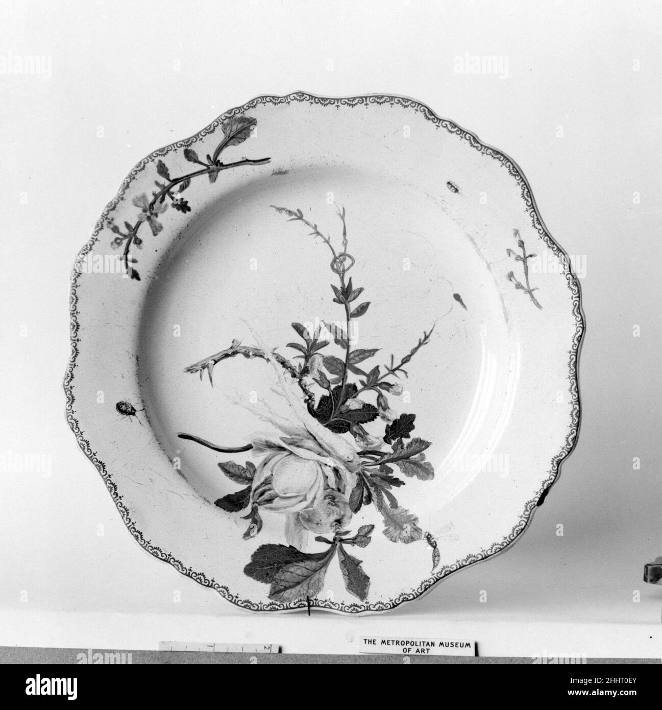 Plate 18th century French, Marseilles Faience, or tin-glazed and ...