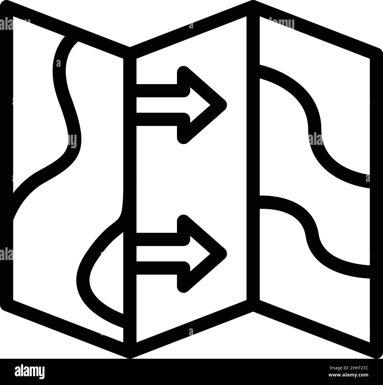 Travel map icon outline vector. World globe. Global tour Stock Vector ...