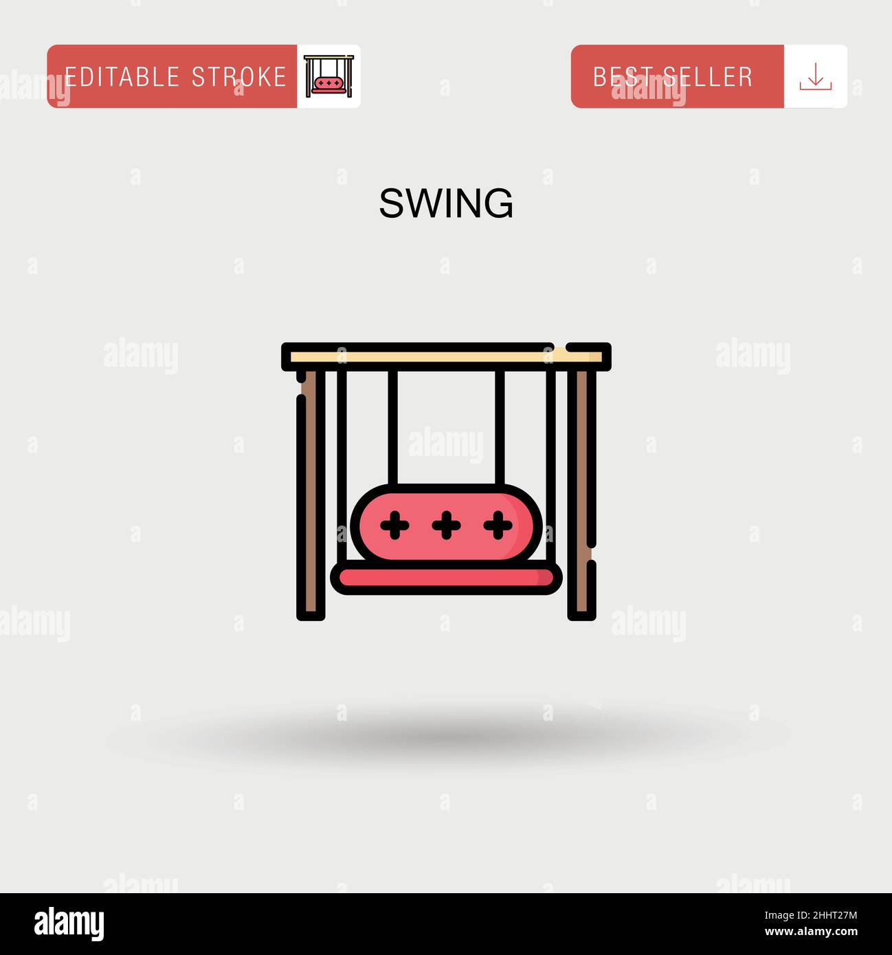 Swing park Stock Vector Images - Alamy