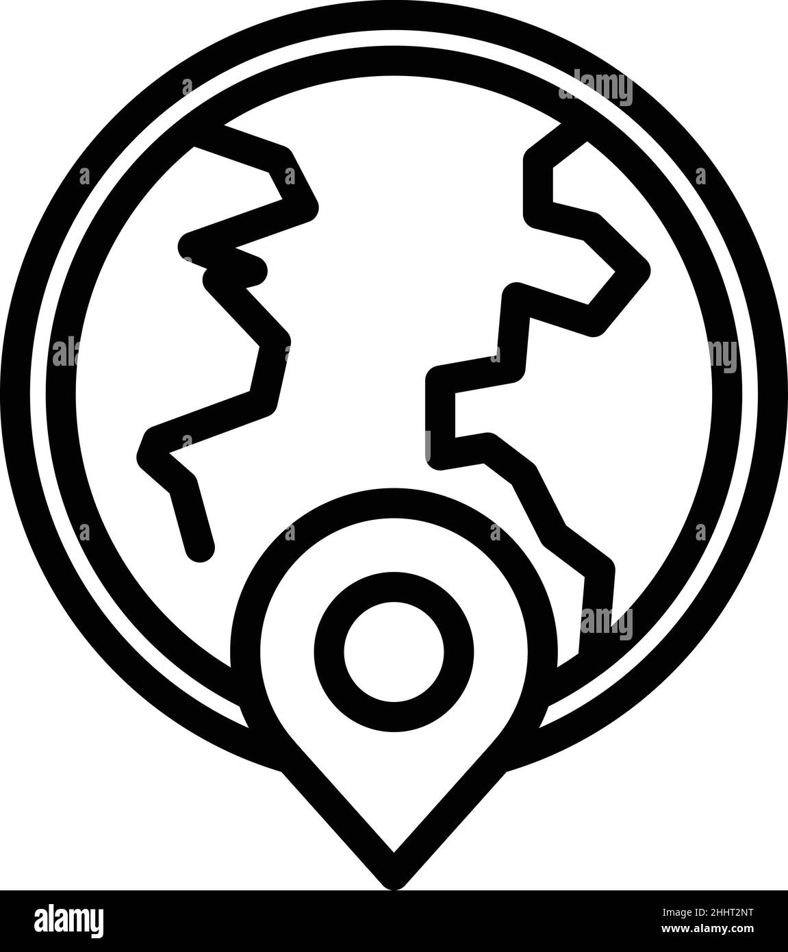 Global map and architecture Black and White Stock Photos & Images - Alamy