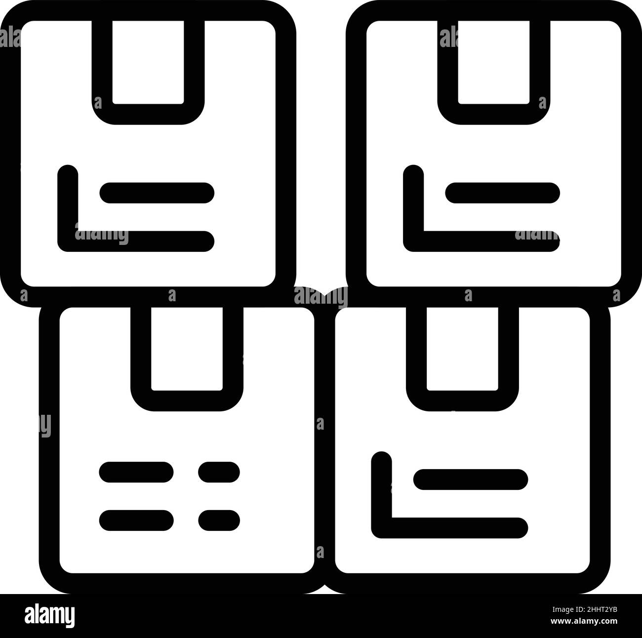 Computer control icon outline vector. Digital supplier. System stock ...