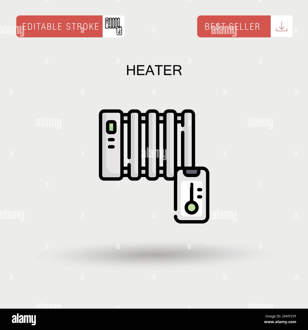 Climate control heater air Stock Vector Images - Alamy