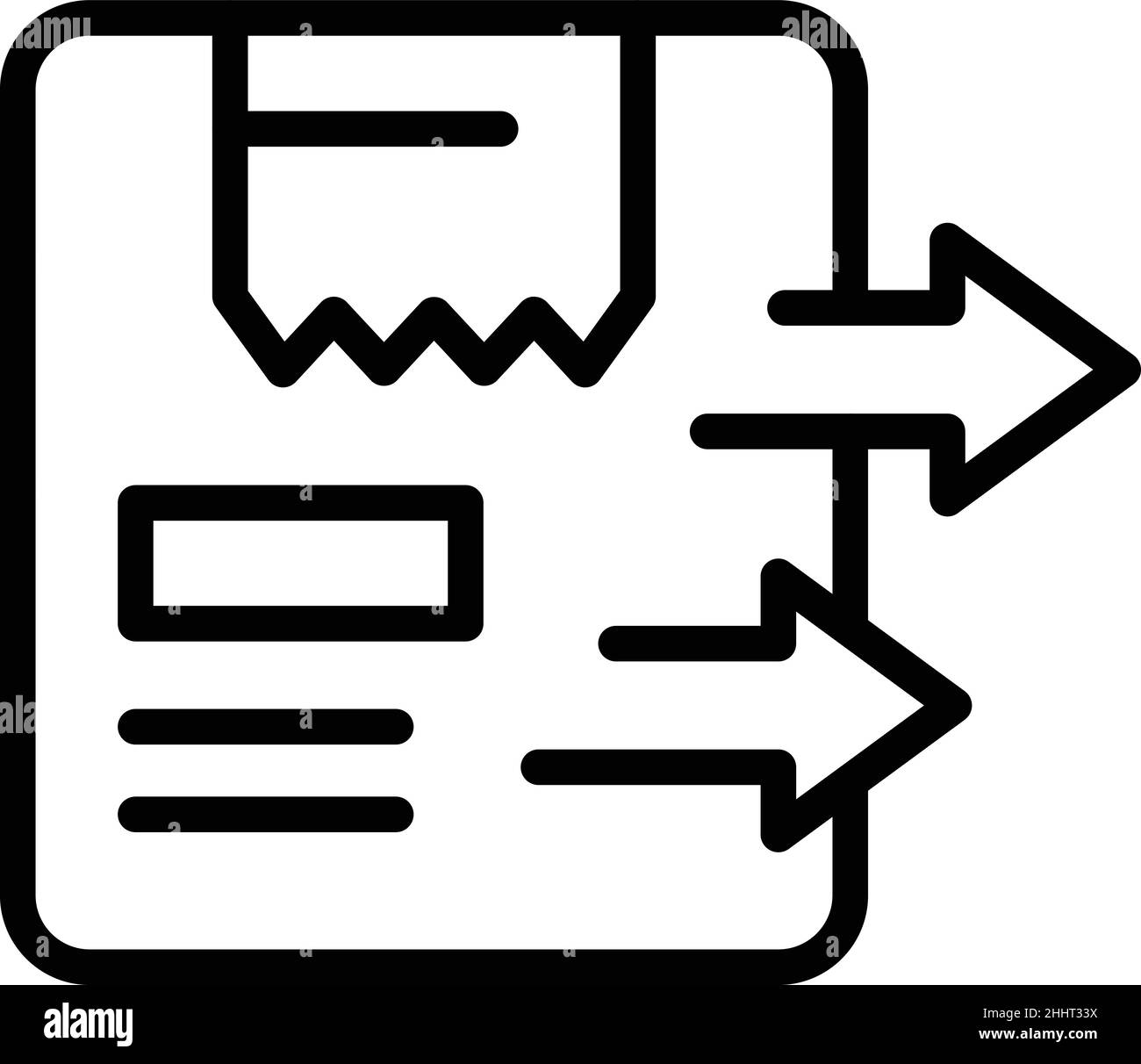 Computer management icon outline vector. Digital inventory. Control ...