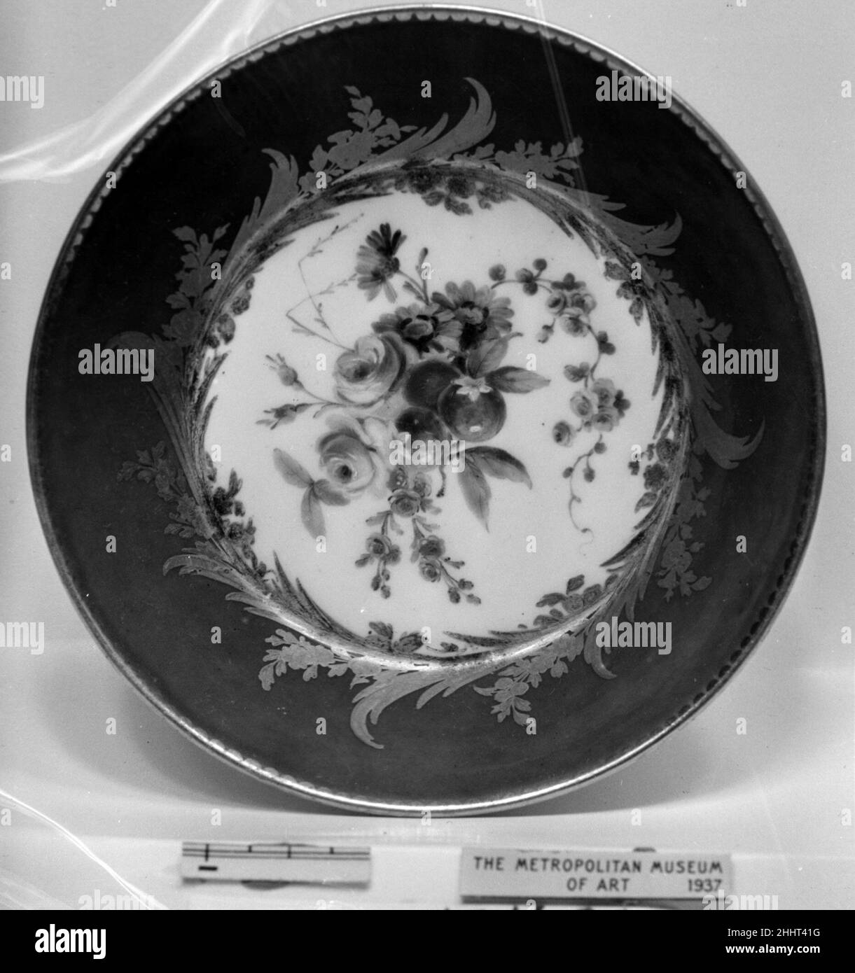 Saucer (one of nine) (part of a service) 1787 Sèvres Manufactory French ...