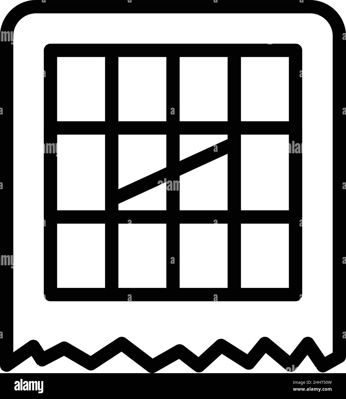 Prize table icon outline vector. Draw lottery. Winner box Stock Vector ...