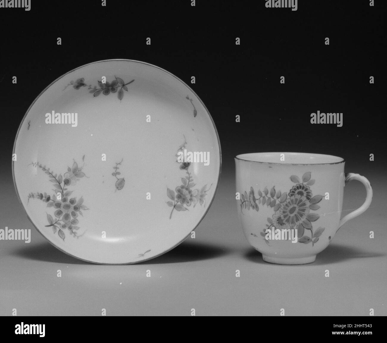 Cup and saucer ca. 1759–65 Frankenthal Porcelain Manufactory The gift ...