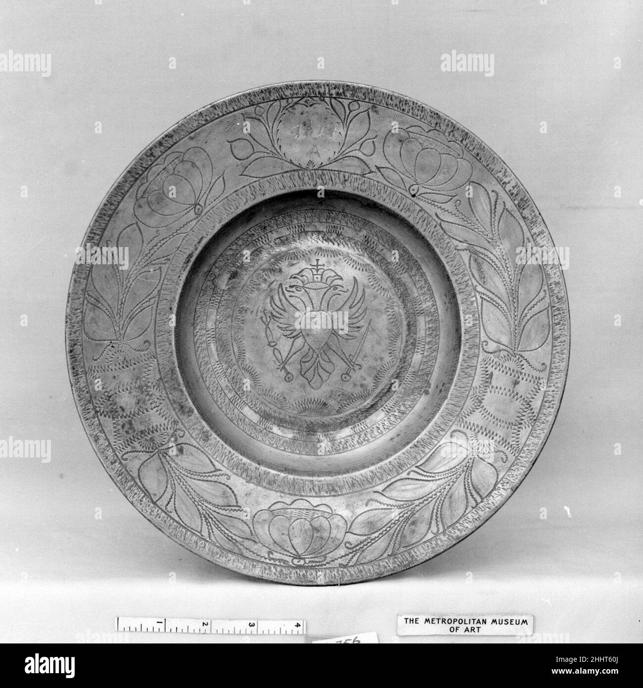 Plate 18th century German. Plate. German. 18th century. Pewter ...
