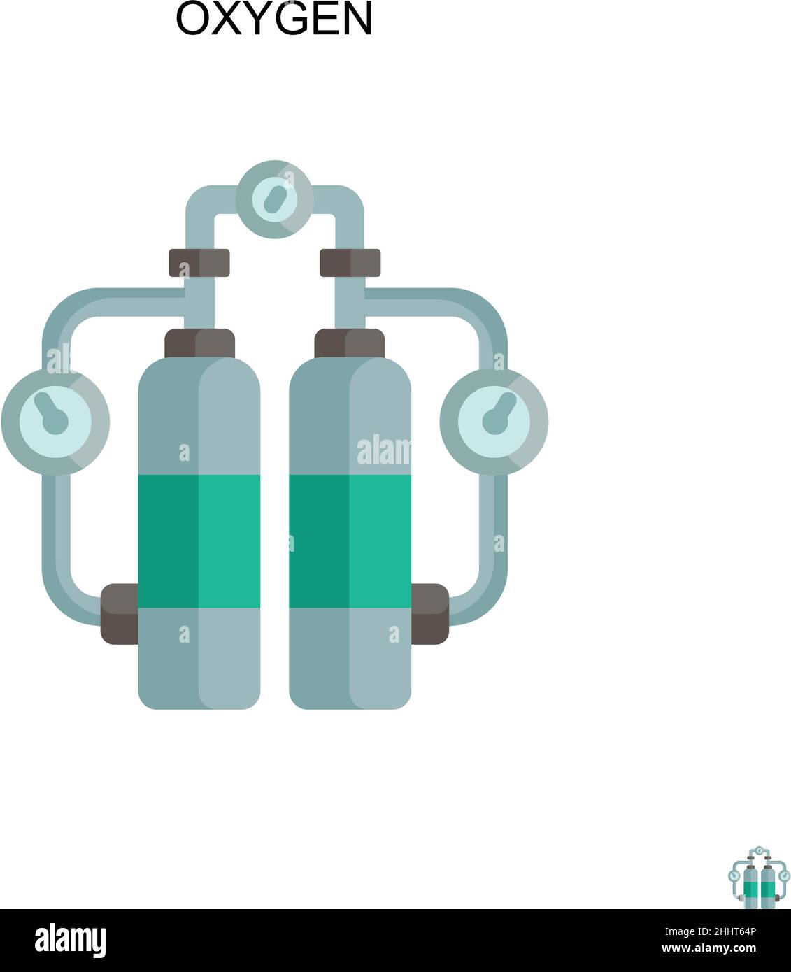 Oxygen pressure gauge Stock Vector Images - Alamy