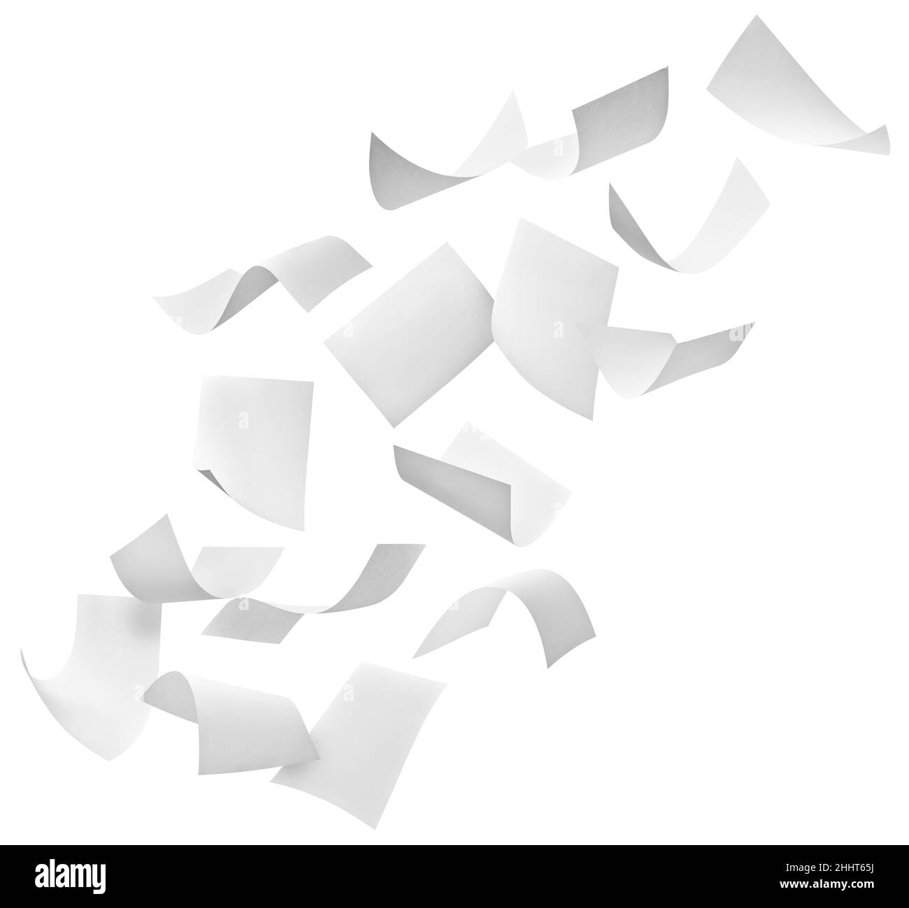 paper document flying paperwork business wind office Stock Photo - Alamy