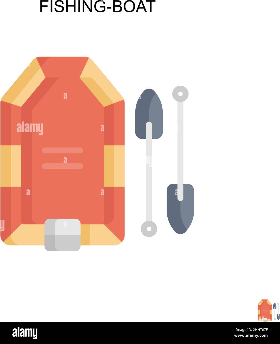 Fishing-boat Simple vector icon.Perfect color modern pictogram on ...