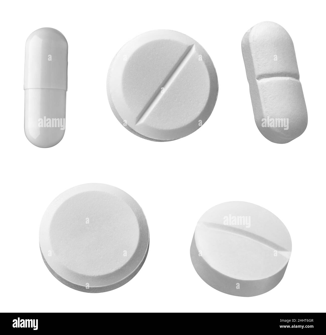 white pill medical drug medication Stock Photo - Alamy