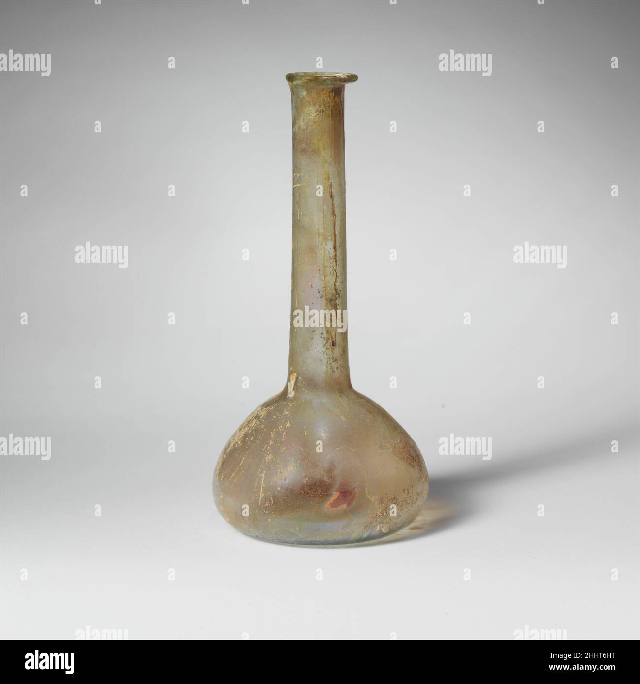 Glass perfume bottle 2nd–3rd century A.D. Roman Colorless with light ...