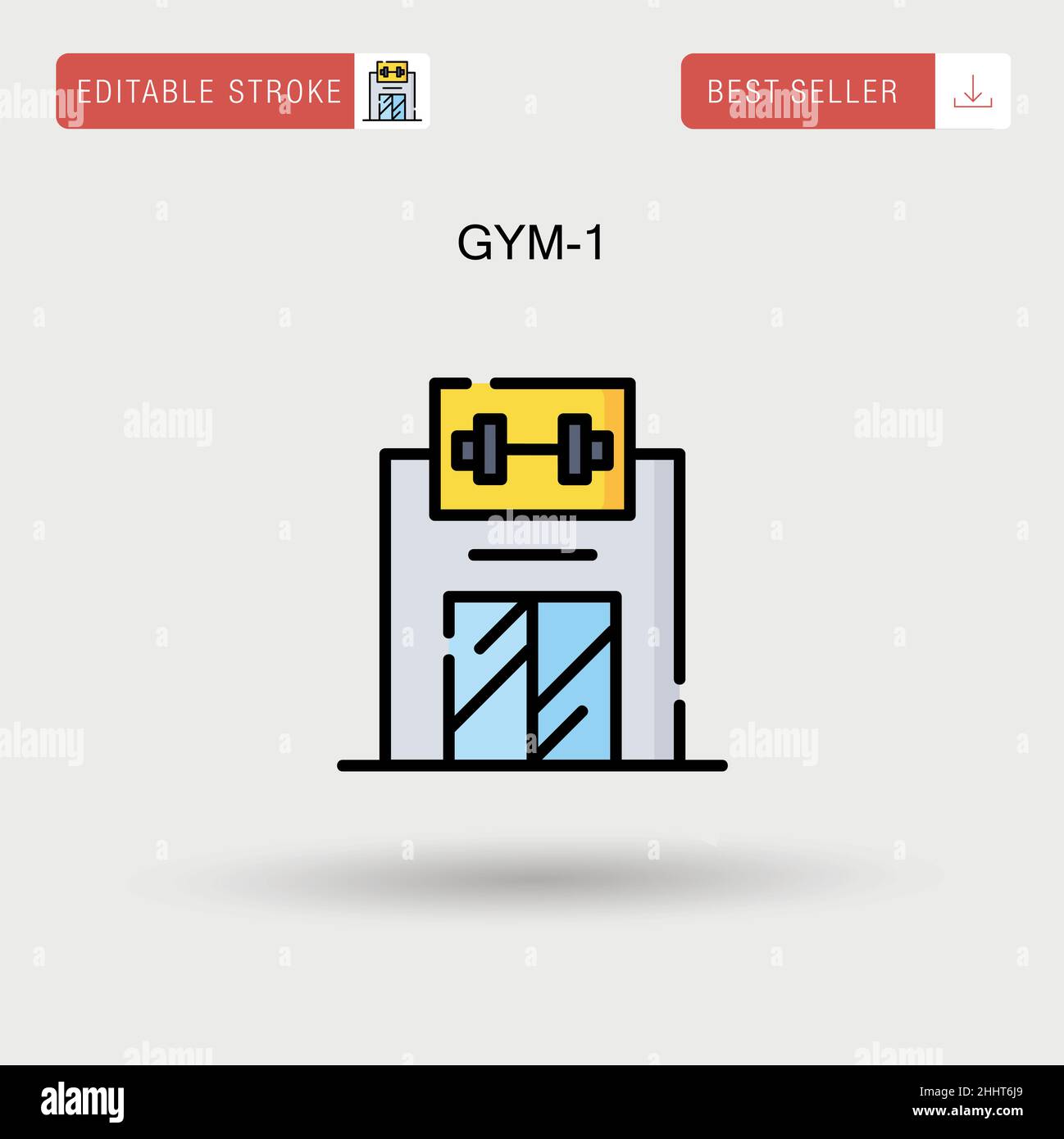 Vector illustration single girl gym hi-res stock photography and images ...