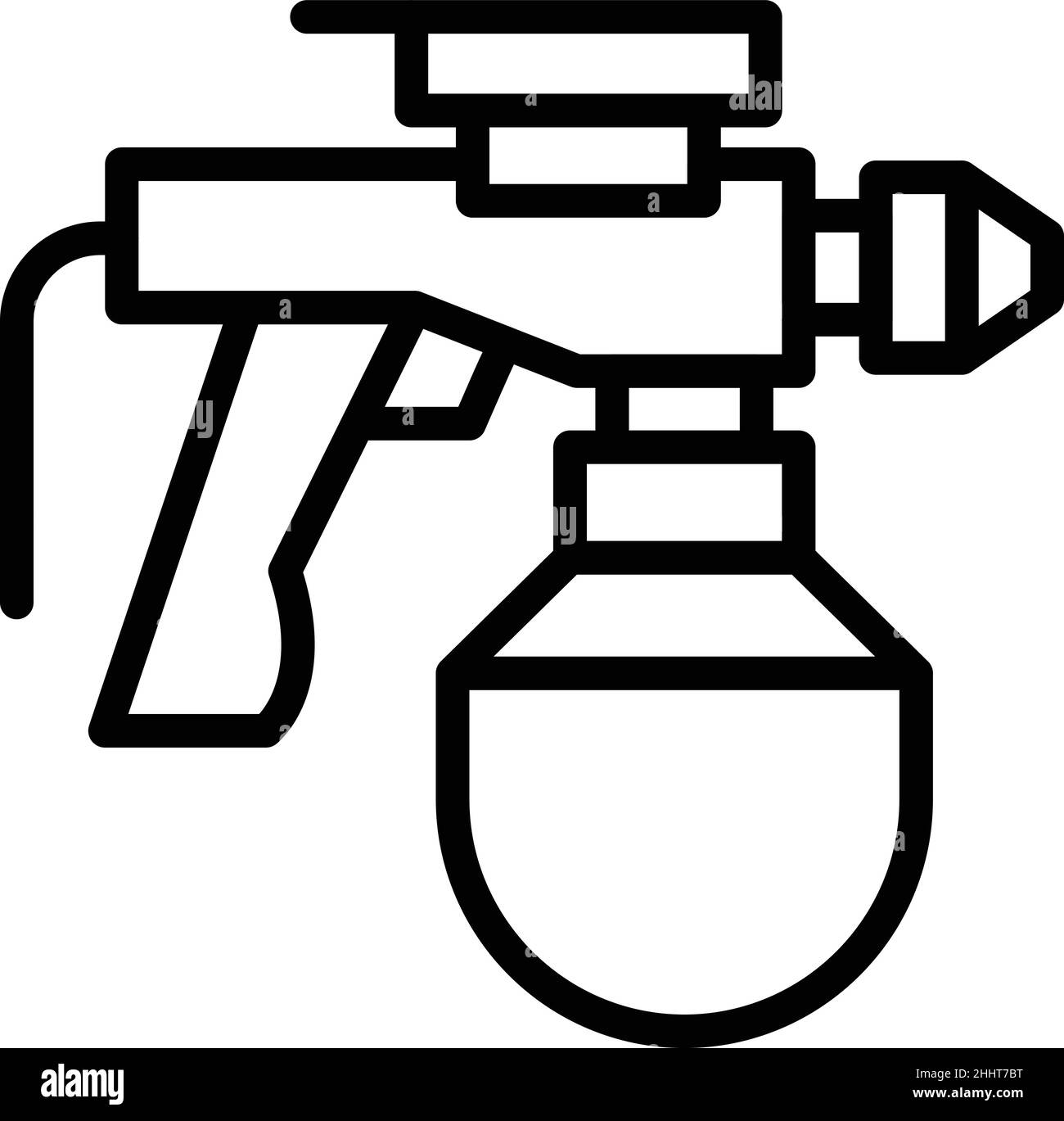 Black powder coating Stock Vector Images - Alamy