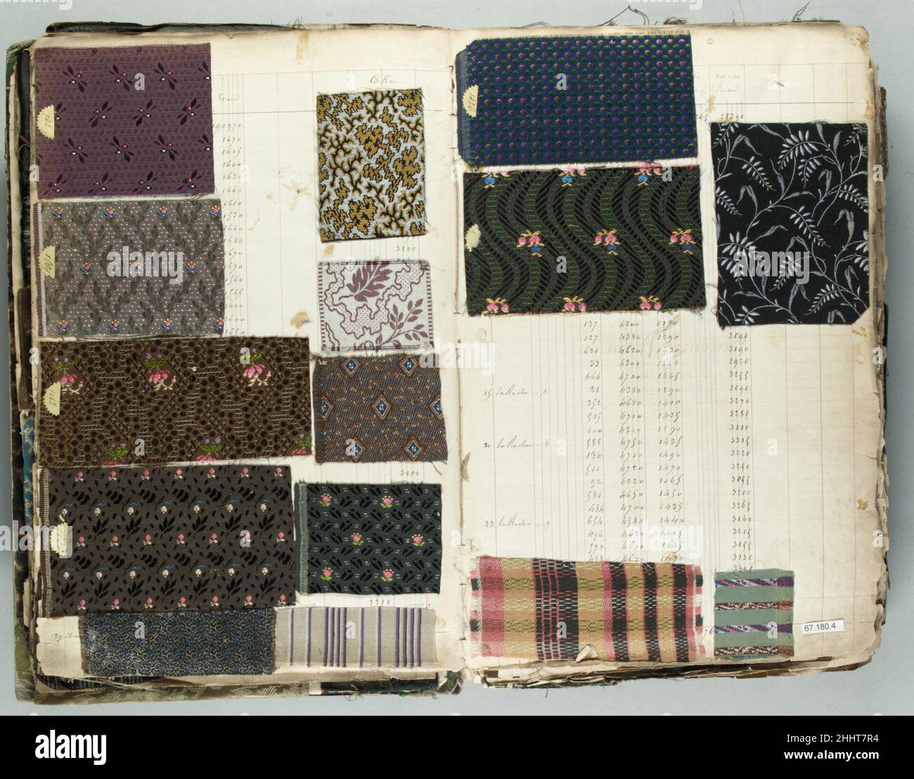 Textiles sample books hi-res stock photography and images - Alamy
