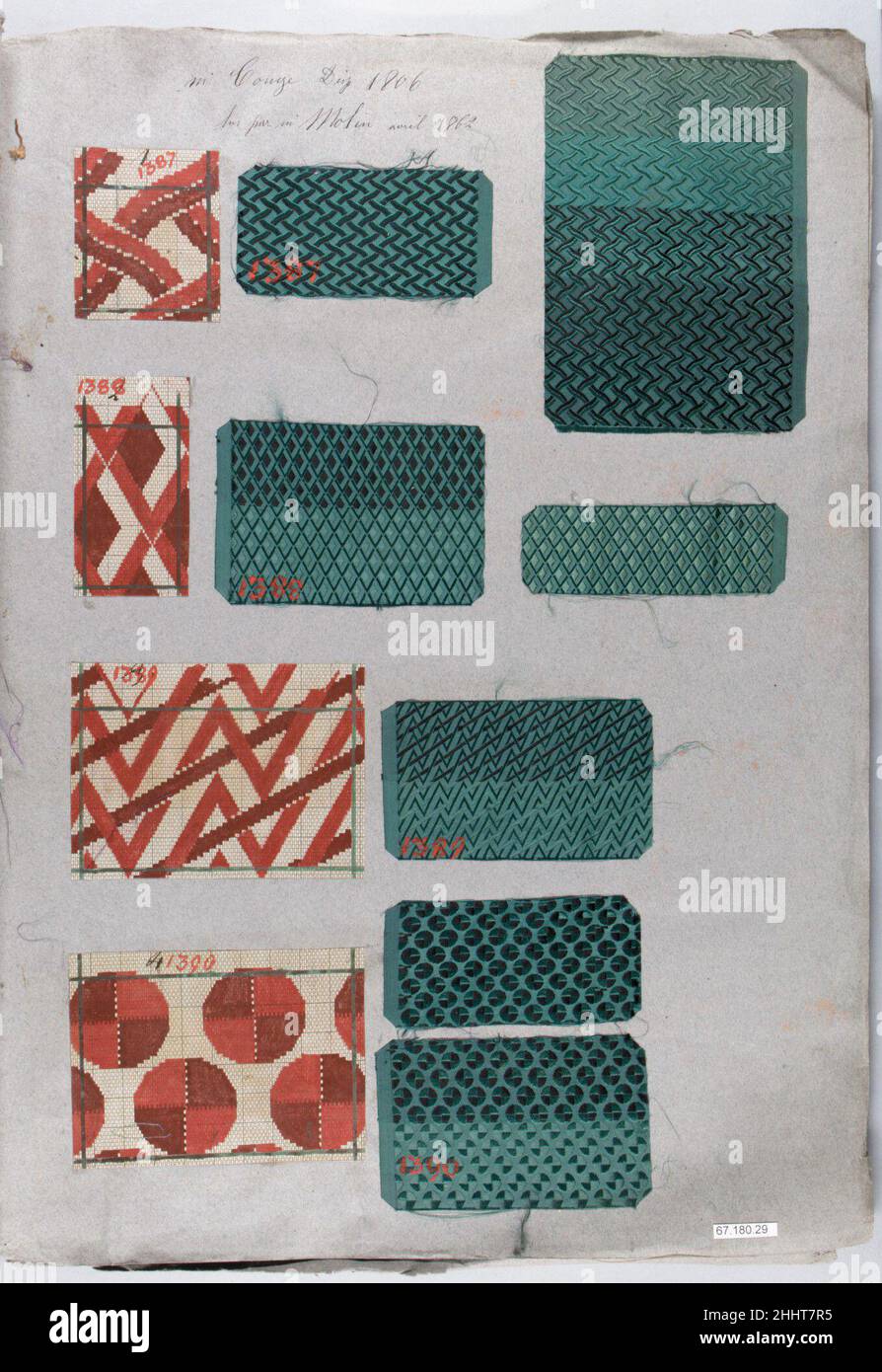 Textiles sample books hi-res stock photography and images - Alamy