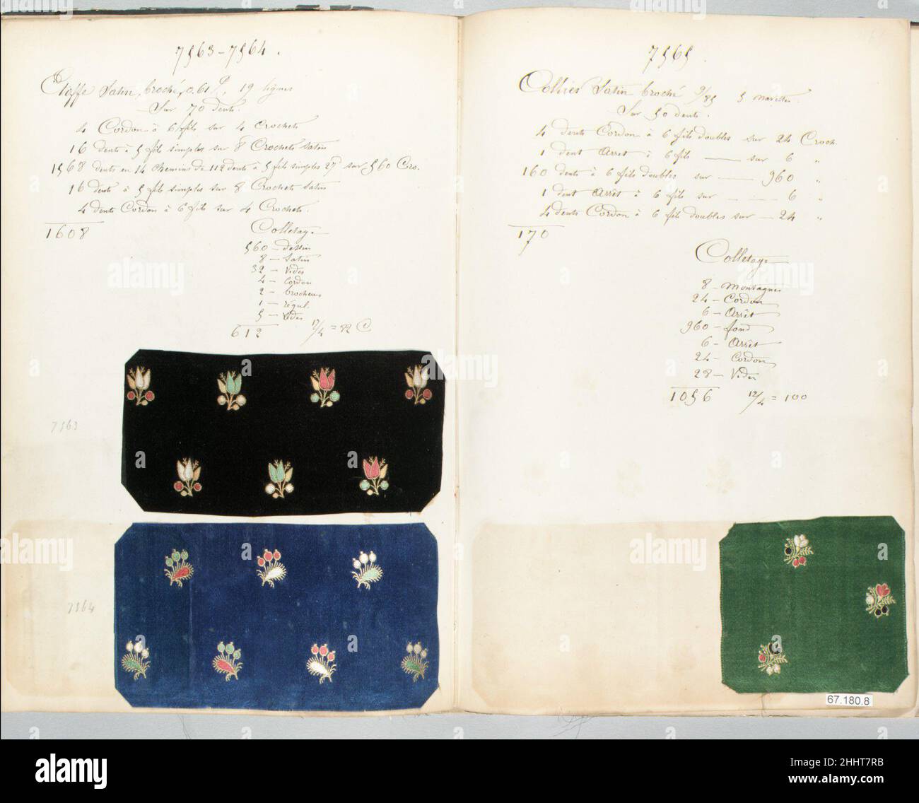 Textiles sample books hi-res stock photography and images - Alamy