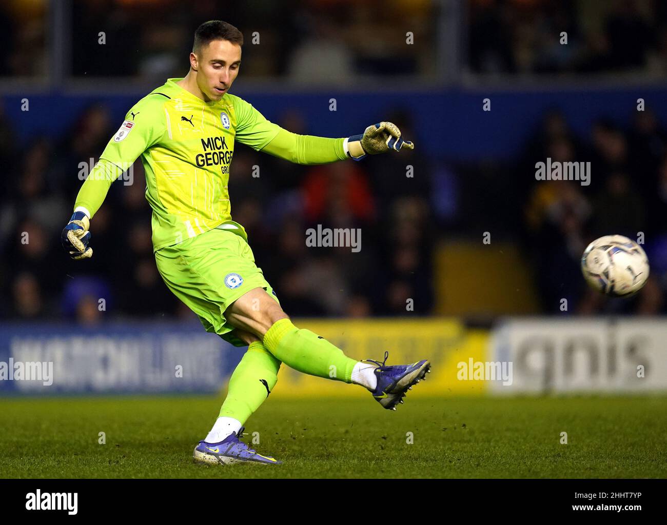Peterborough United goalkeeper Steven Benda during the Sky Bet ...