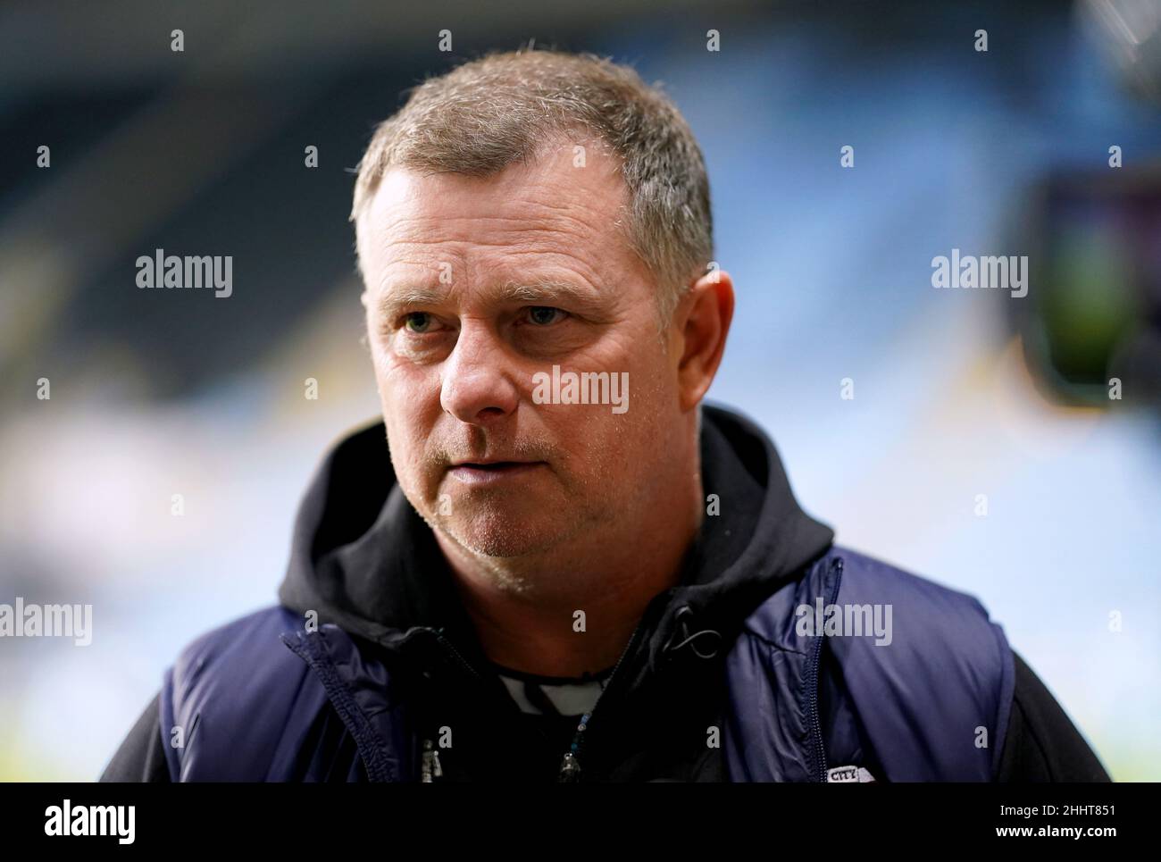 Coventry City manager Mark Robins at the end of the Sky Bet ...