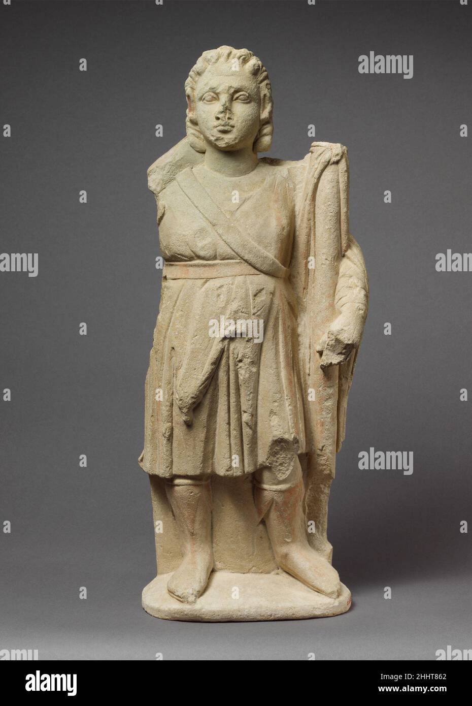 Limestone statuette of Dionysos holding a thyrsos 310–30 B.C. Cypriot ...