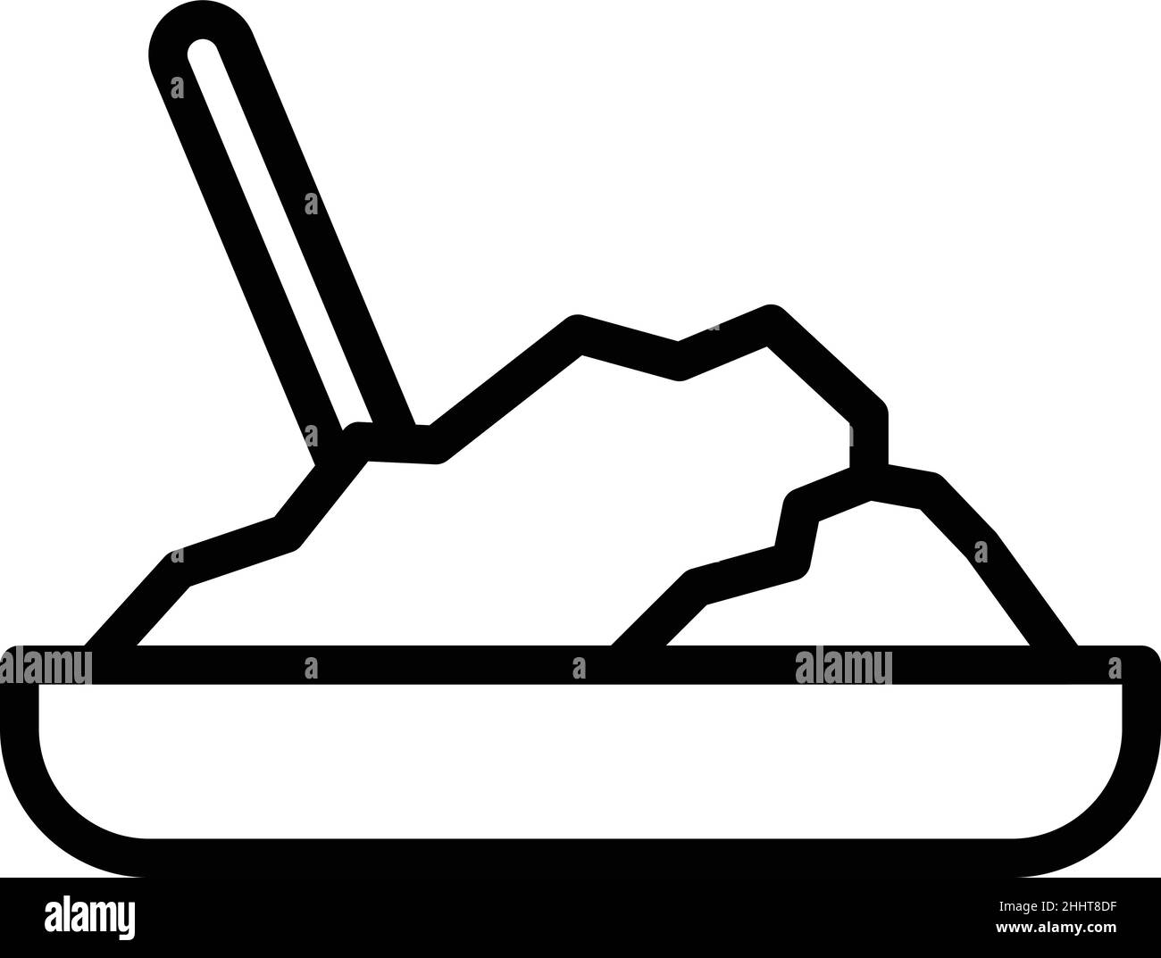 Cement sand construction icon outline vector. Mixer truck. Tool car ...