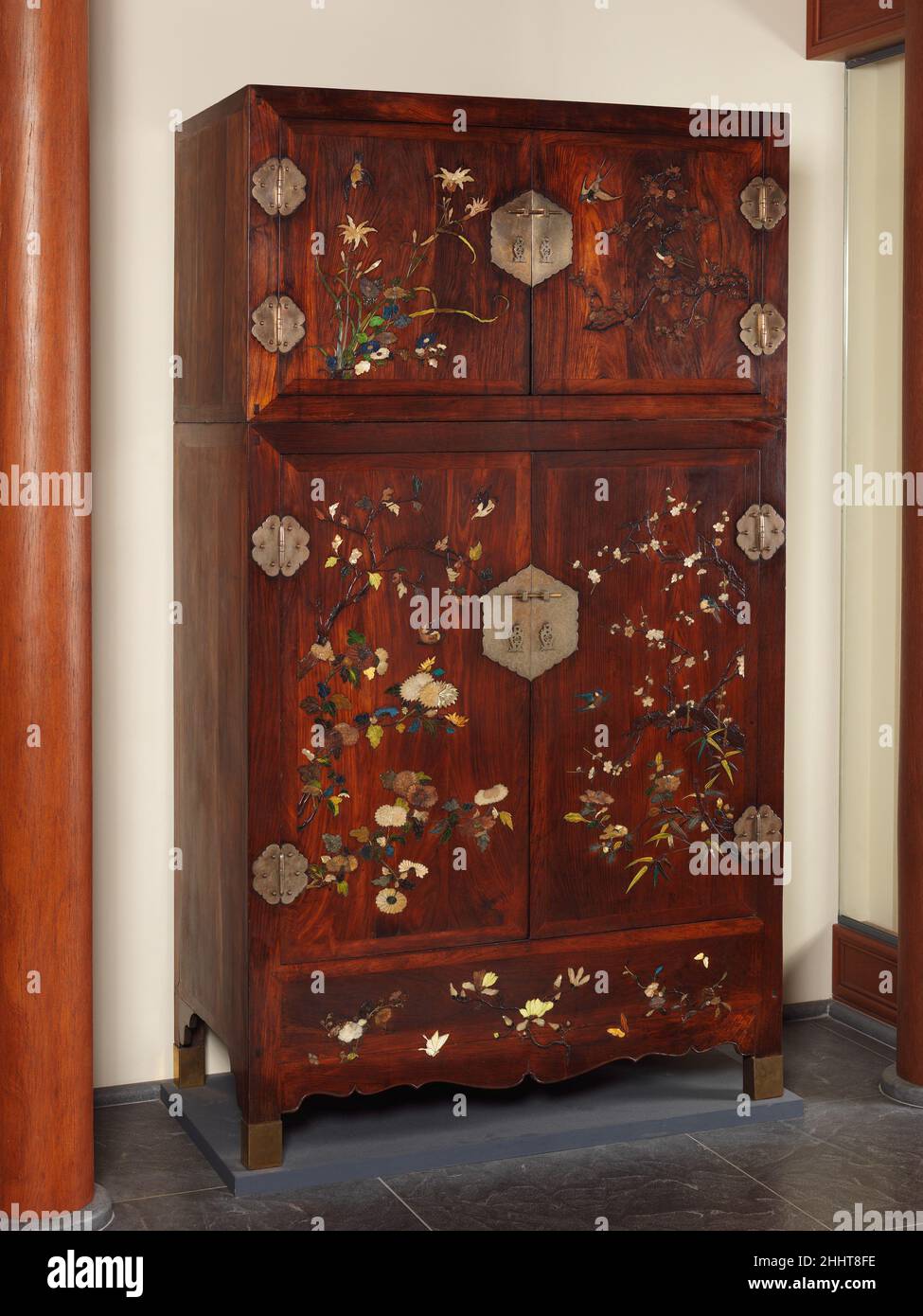 Wardrobe late 16th or early 17th century China. Wardrobe 56355 Stock ...