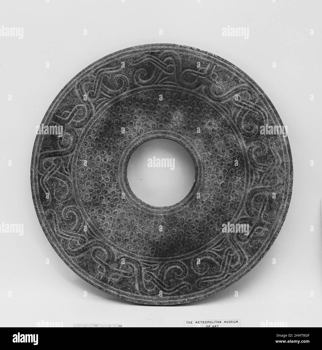 Disk China. Disk. China. Jade. Han dynasty (206 B.C.–A.D. 220). Jade ...