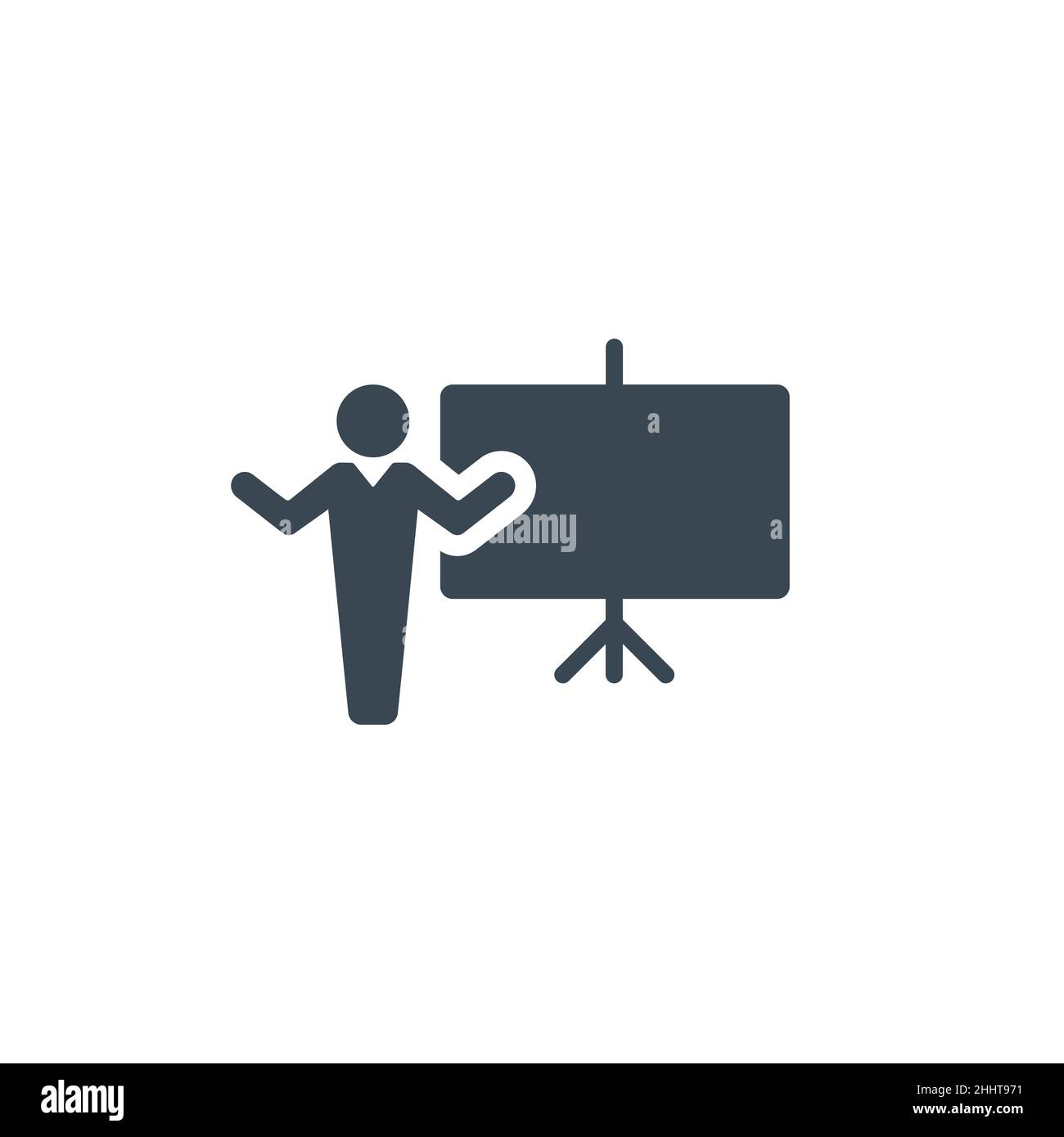 Training, presentation icon. School lecture, business seminar, teaching ...