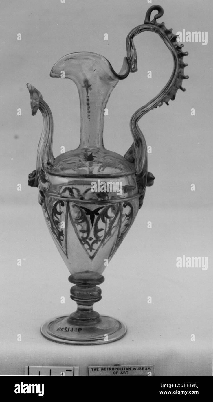 Ewer 19th century German. Ewer. German. 19th century. Glass. Glass ...